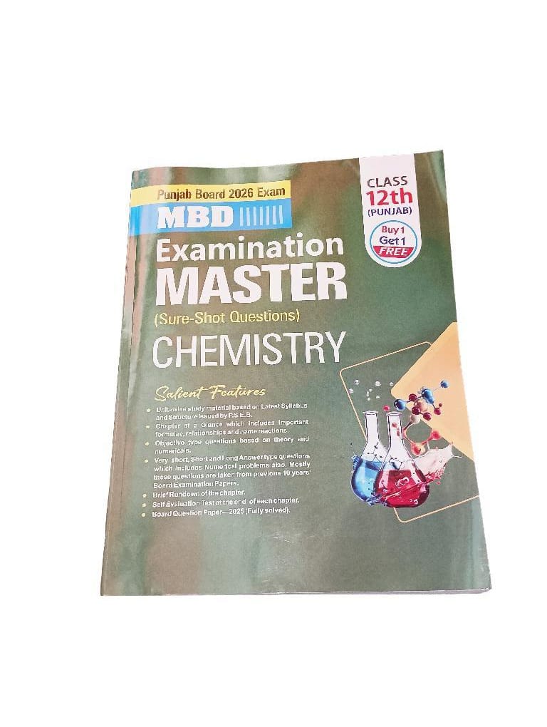 MBD EXAMINATION MASTER CHEMISTRY CLASS 12TH 2026